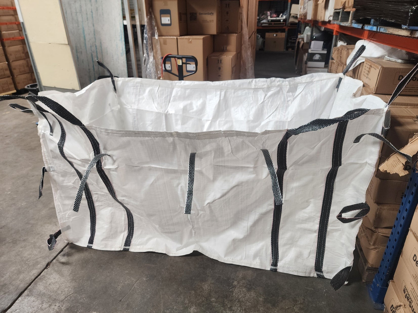 Skip bag White with top flap 2200mm x 1200mm x 1200mm